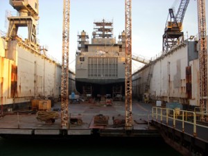 USS Nimitz Hunters Point Dry Dock, San Francisco California | West ...
